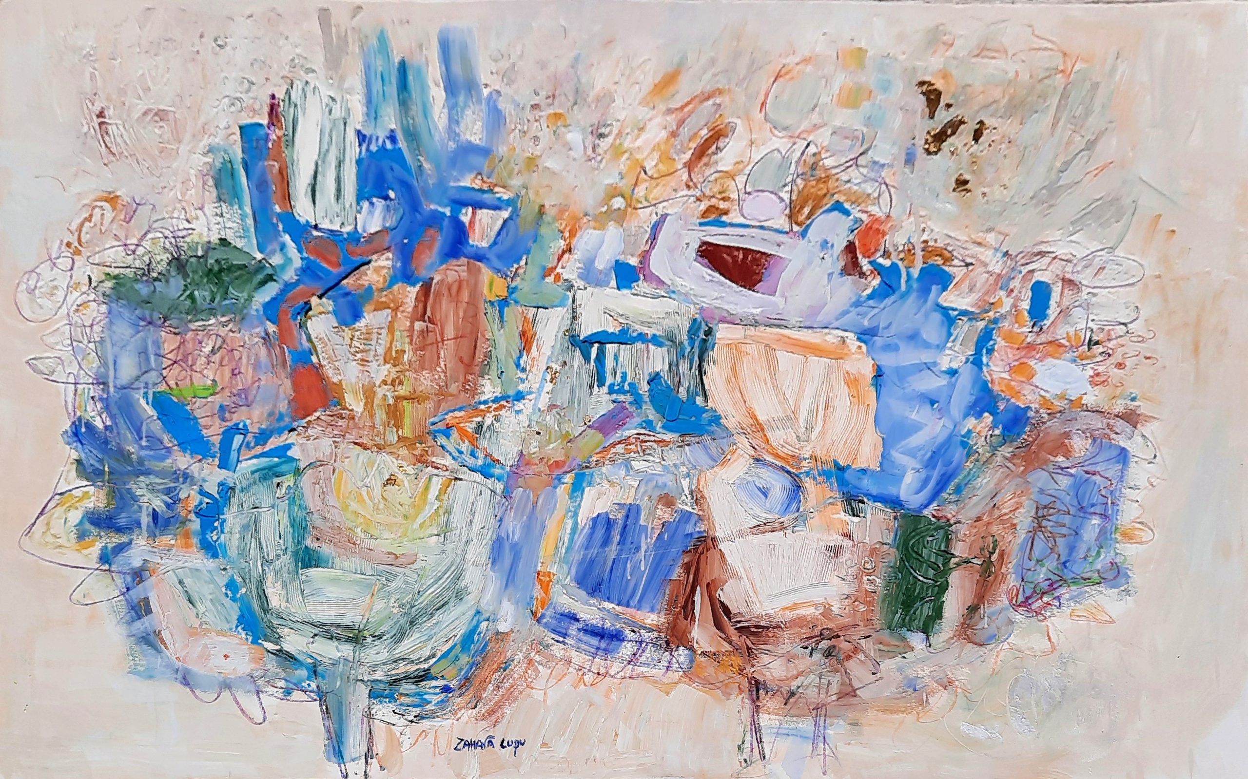 Happy Abstract - Art Time Gallery