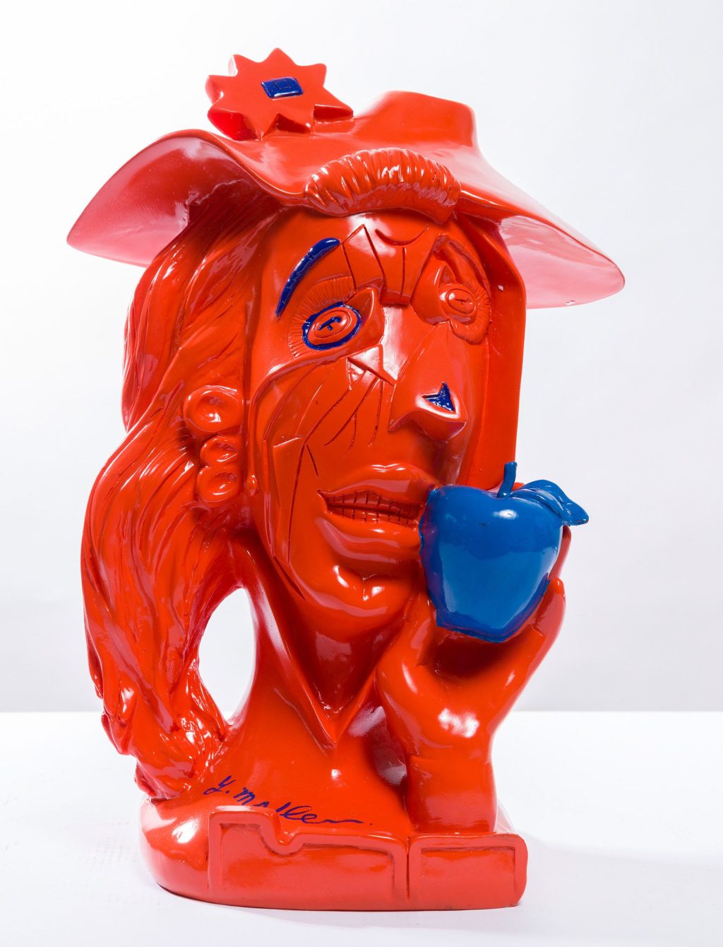Picasso with blue apple #5494 - Art Time Gallery