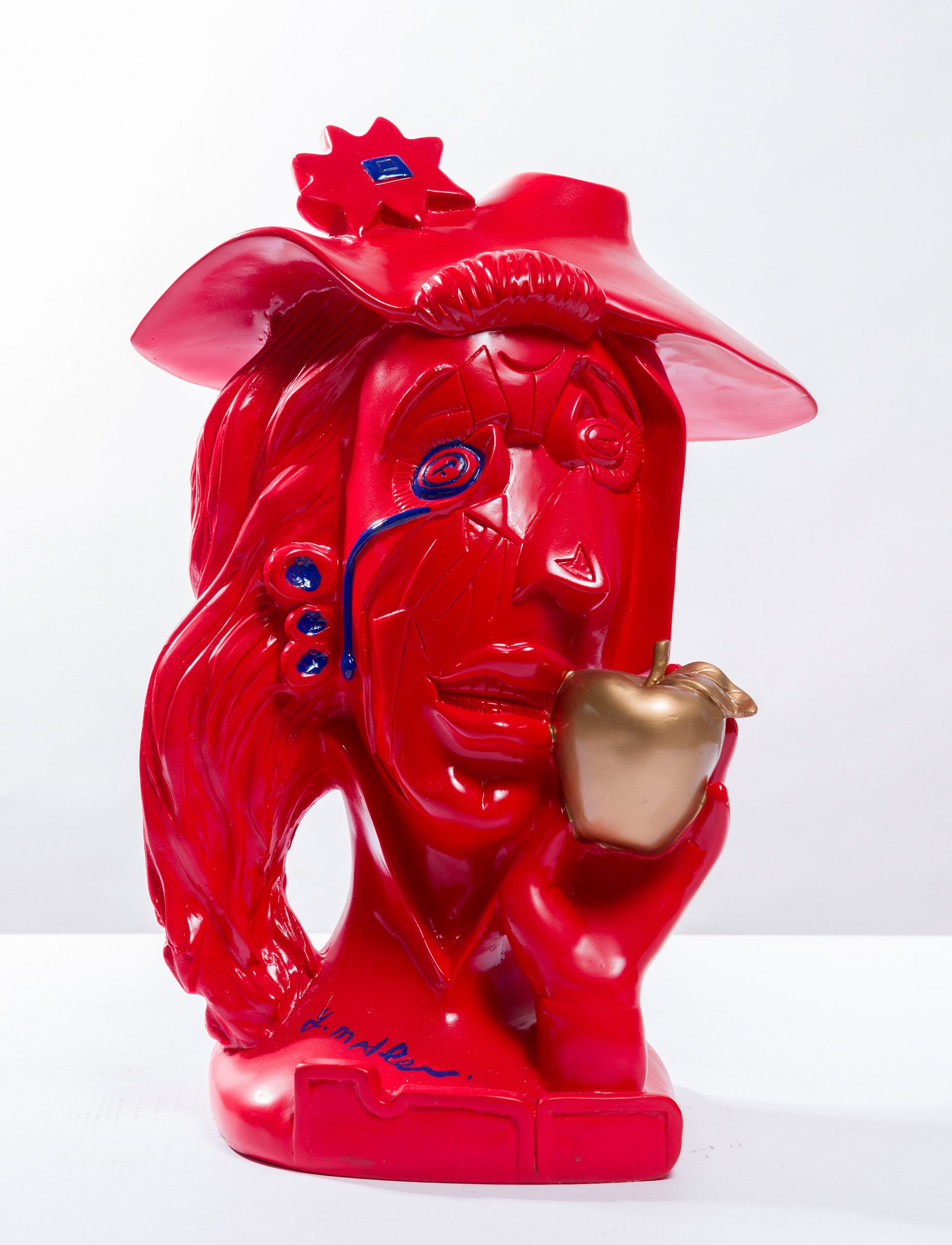 Picasso with Gold apple #5493 - Art Time Gallery